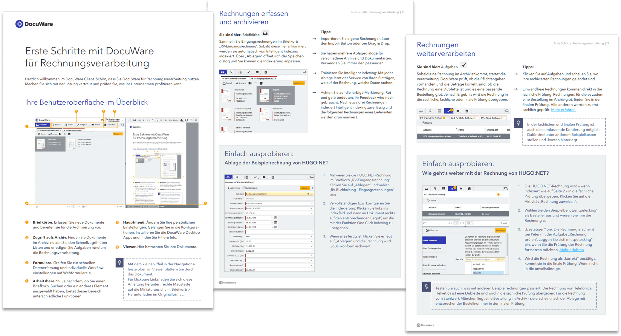 Wissen für Anwender von DocuWare für Rechnungsverarbeitung